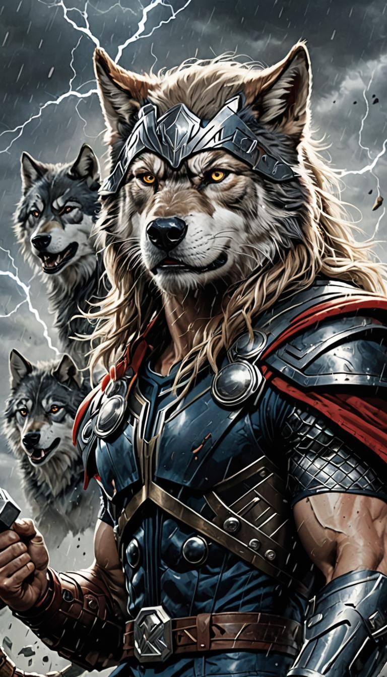 Thor animal version - AI Generated Artwork - NightCafe Creator