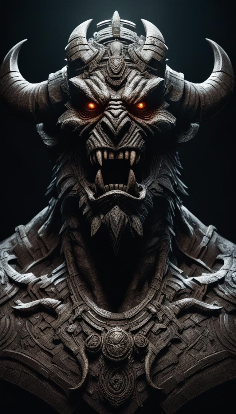 Epic cursed Totem Pole - AI Generated Artwork - NightCafe Creator