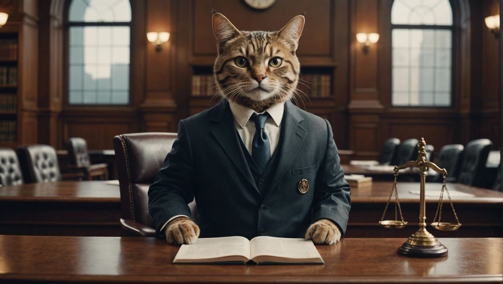 Felix the cat. Attorney at law! - AI Generated Artwork - NightCafe Creator