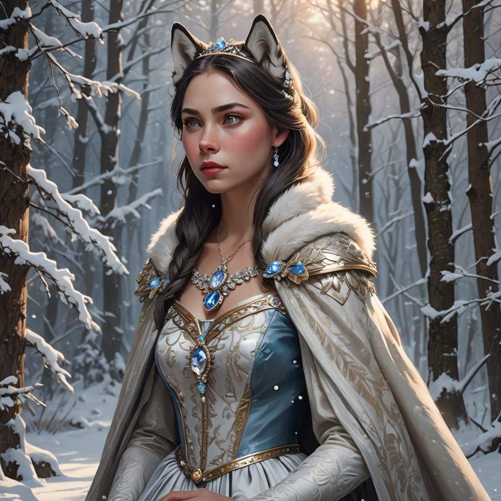 Husky Princess - AI Generated Artwork - NightCafe Creator