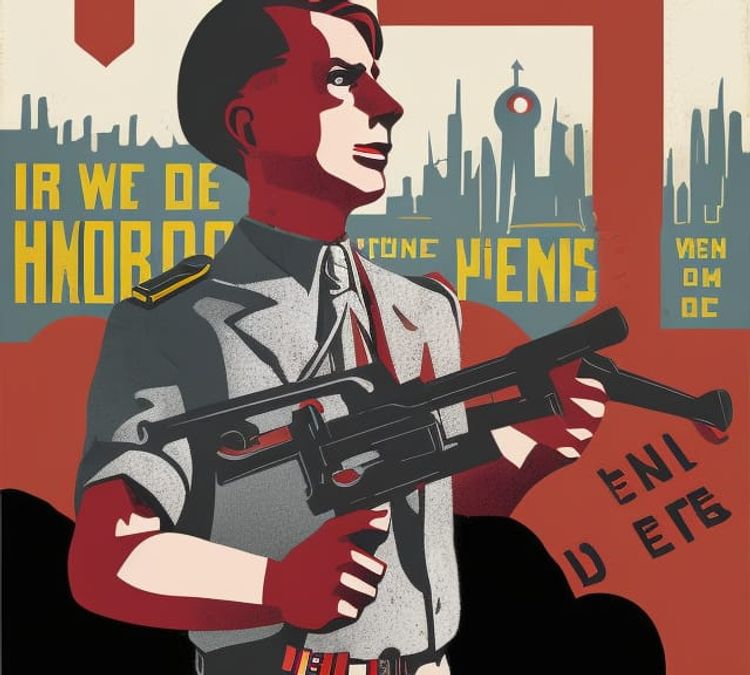 Propaganda poster - AI Generated Artwork - NightCafe Creator