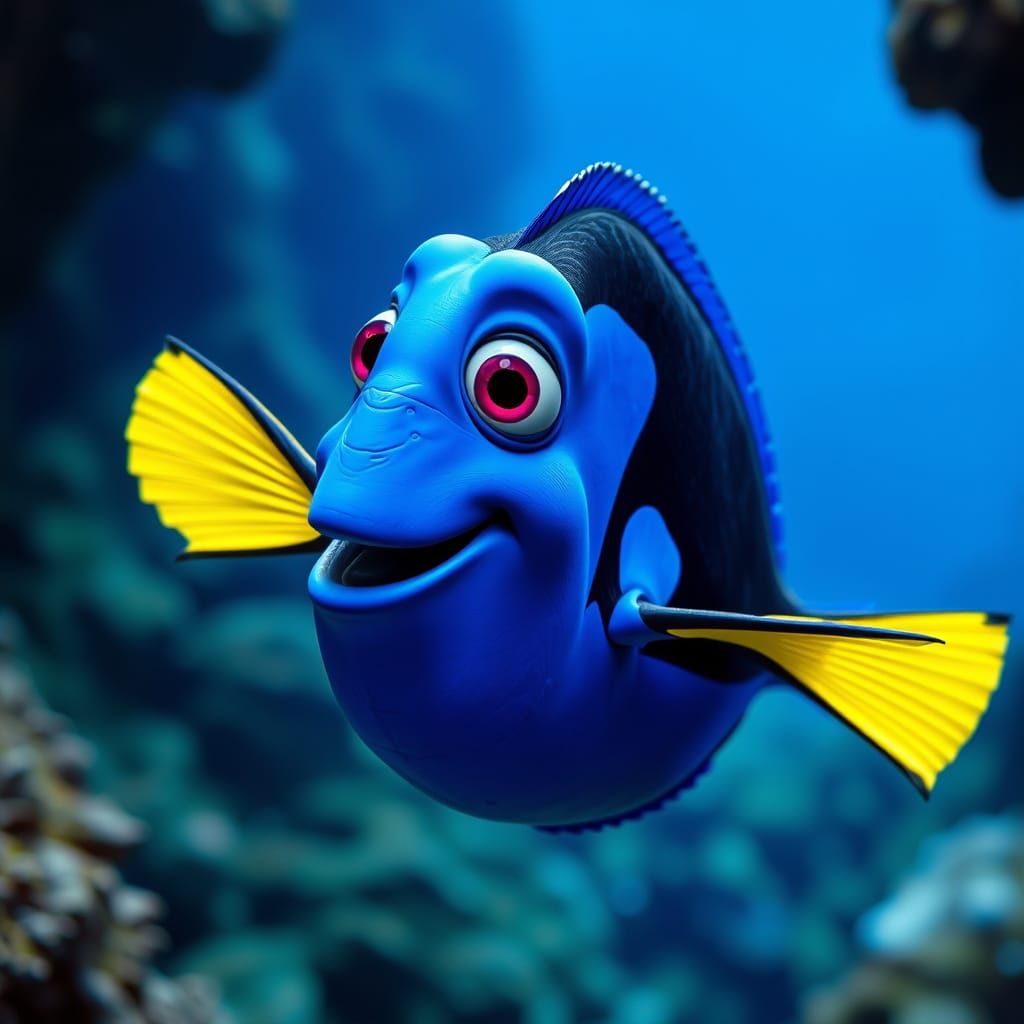 SMILING DORY - Stunning Photorealistic Portrait of Smiling ...