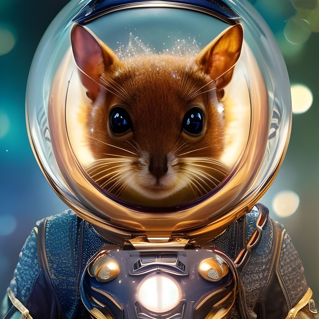 Cosmo Squirrel - AI Generated Artwork - NightCafe Creator