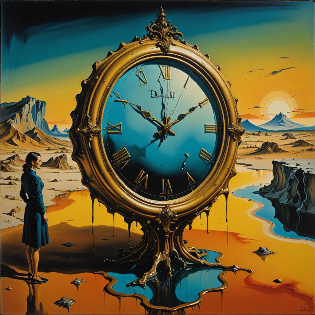 Surrealist Dreamscapes: Melting Clocks and Furnitu... - AI Art