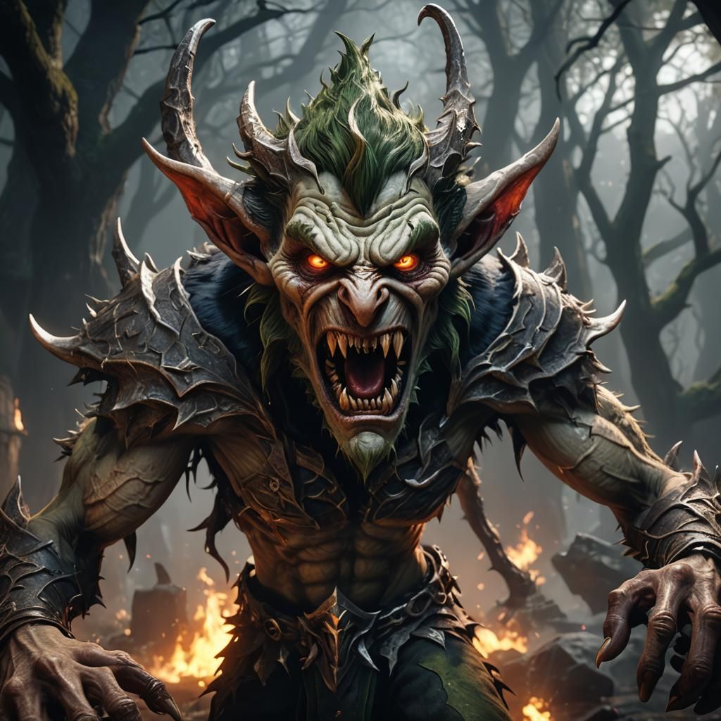 Demonic Elf - AI Generated Artwork - NightCafe Creator