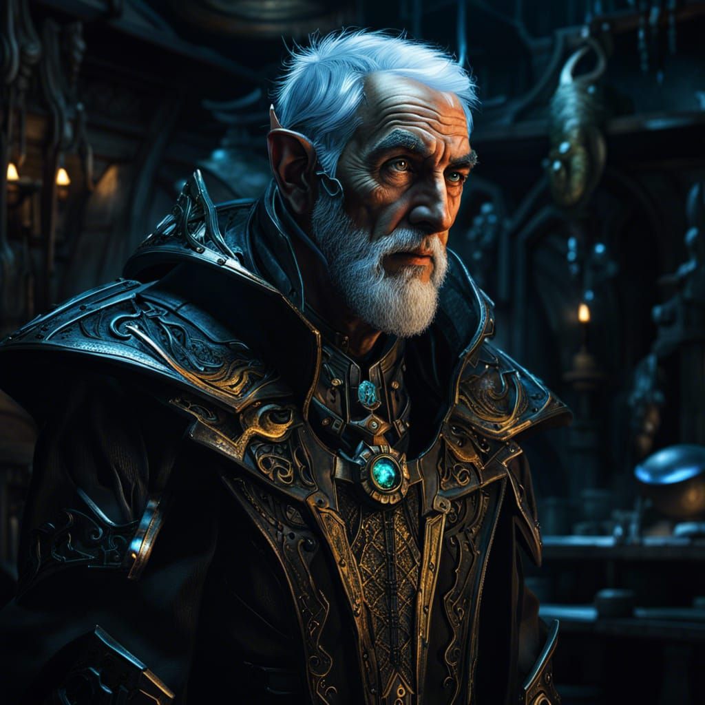 Gothic Elf - AI Generated Artwork - NightCafe Creator