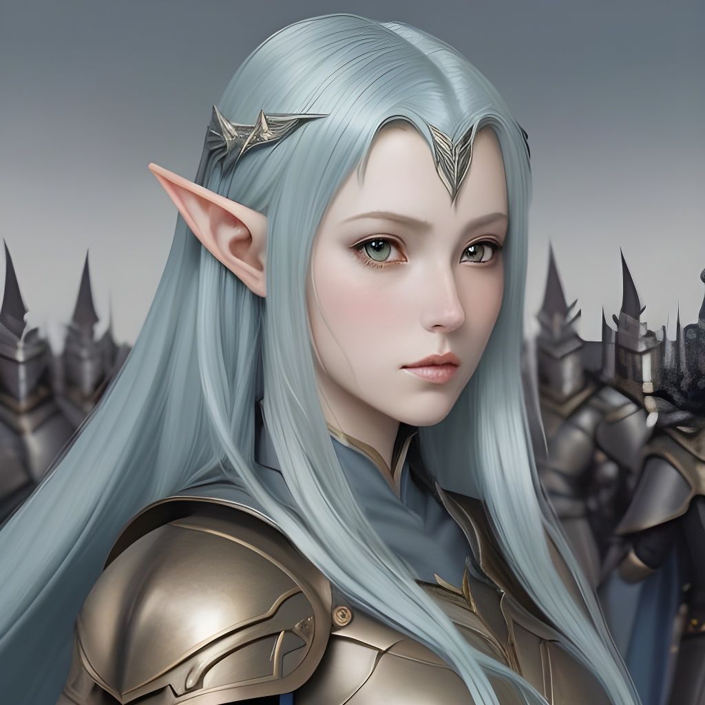 Elven General - AI Generated Artwork - NightCafe Creator
