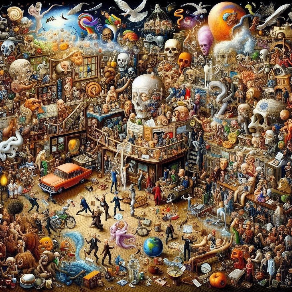 there is too much of everything everywhere. Too many people, too many ...