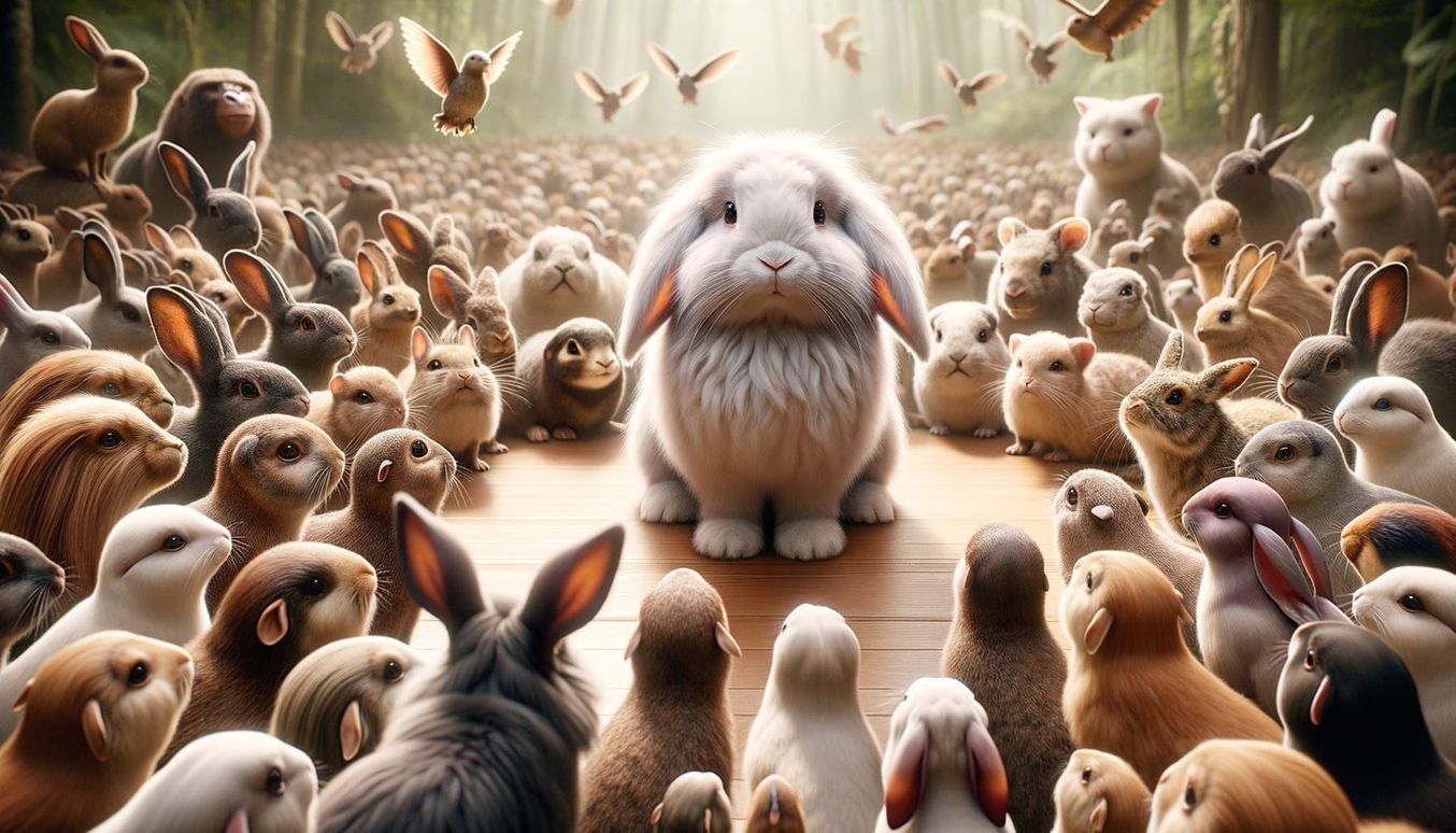 Cute Bunny being Worshipped. ultra realistic - AI Generated Artwork ...