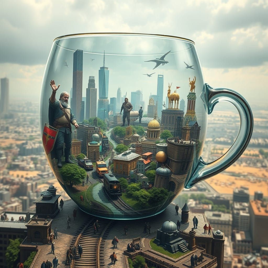 A spectacular realistic image showing a surprising scene hidden inside ...