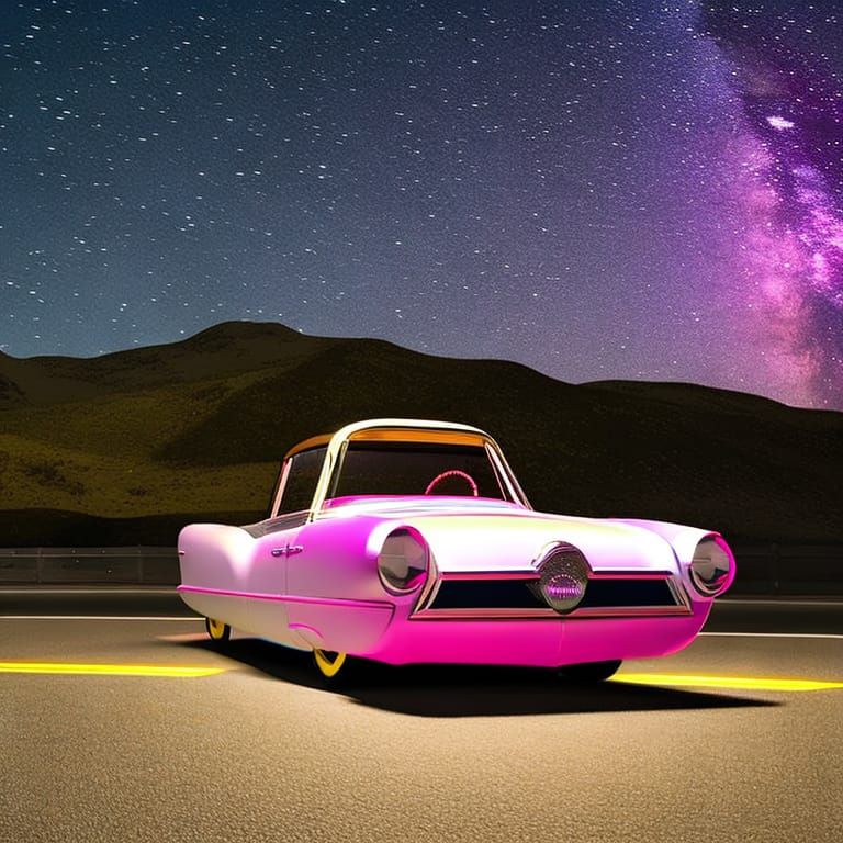 Classic car. - AI Generated Artwork - NightCafe Creator