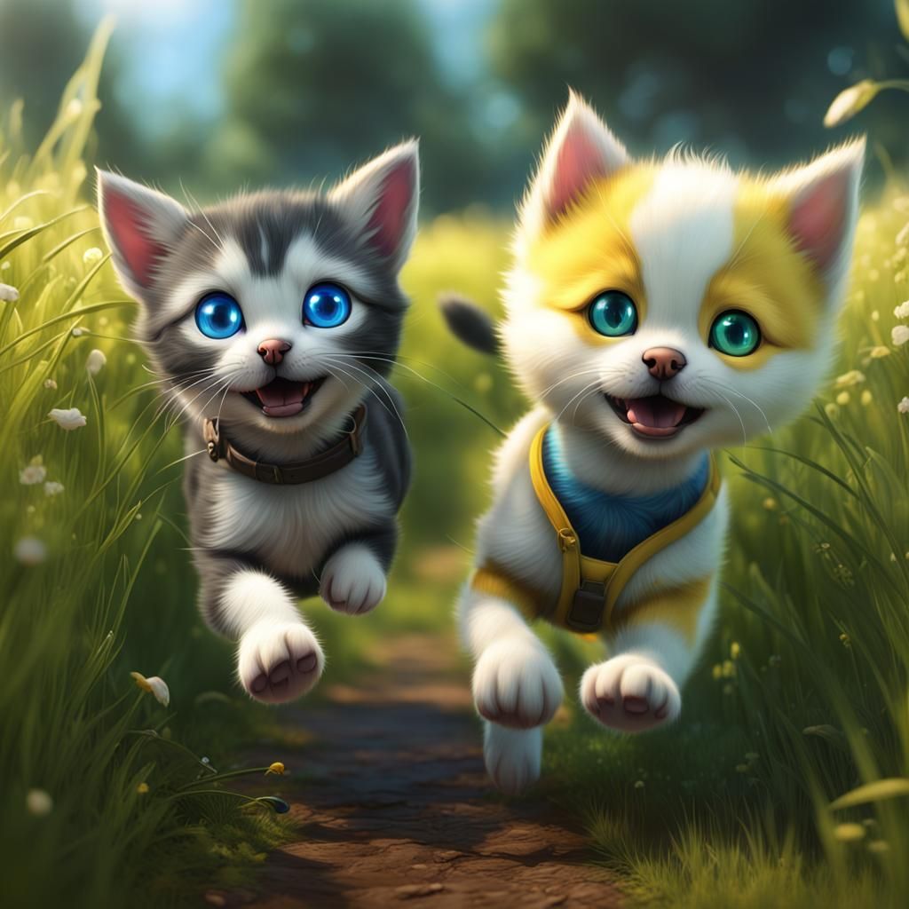 dog-lookin cats ig - AI Generated Artwork - NightCafe Creator