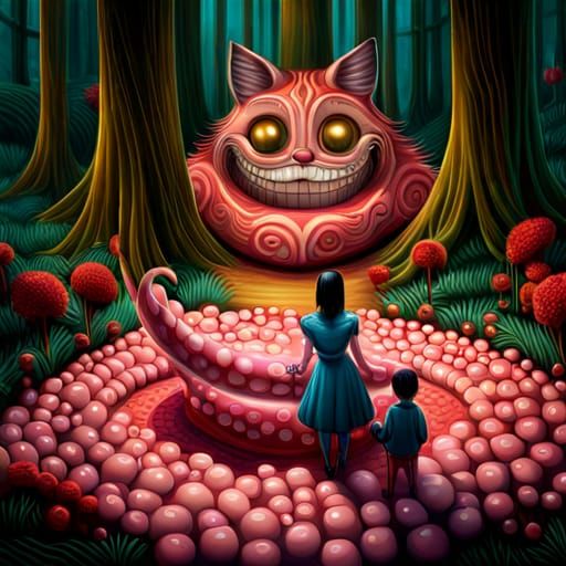 Cheshire Cat - AI Generated Artwork - NightCafe Creator