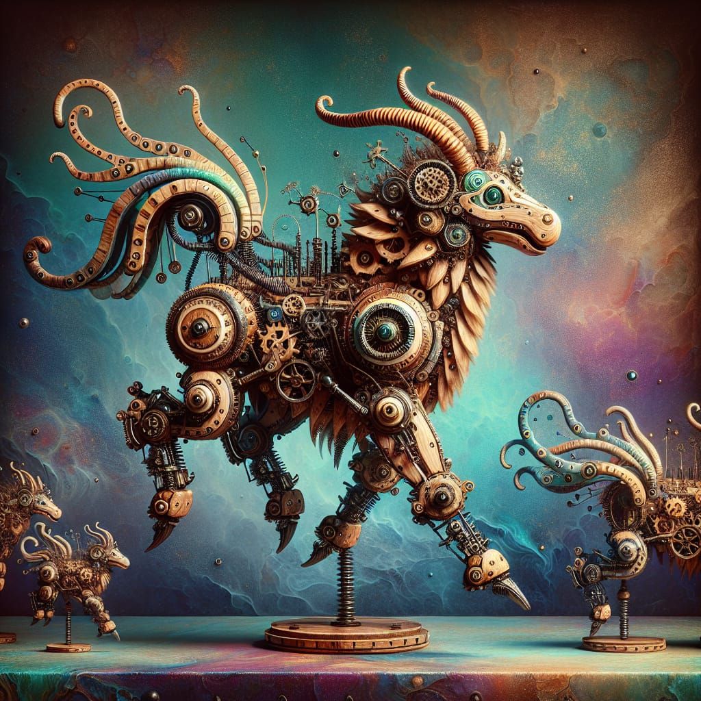 Patchwork Cybercraft Cybersteamcorepunk Doodads Zoomorphic Automata