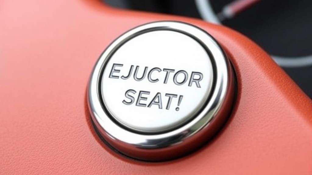 Steampunk Inspired Ejector Seat Control Button - AI Art