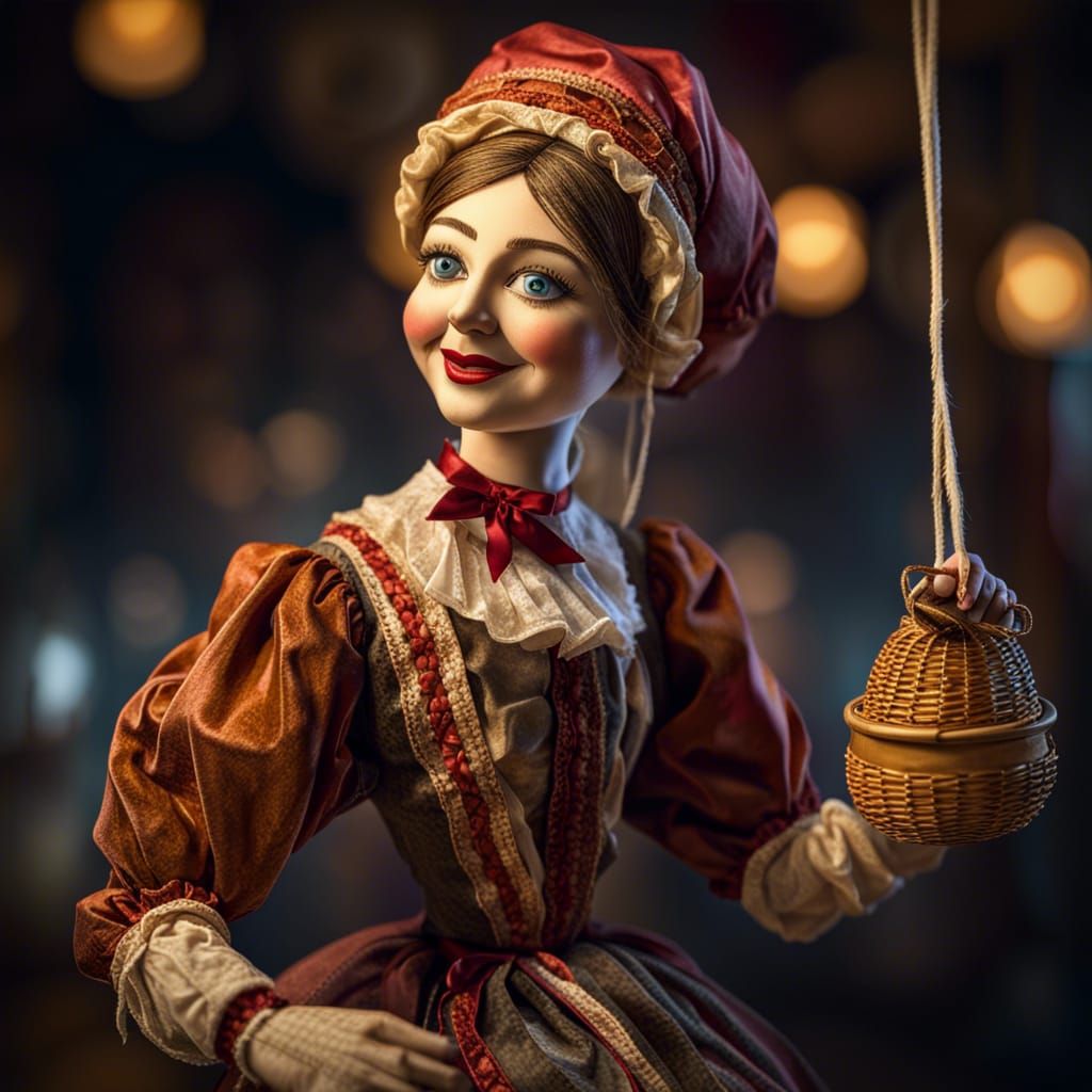Friendly Puppets - Angela the Tea Seller - AI Generated Artwork ...