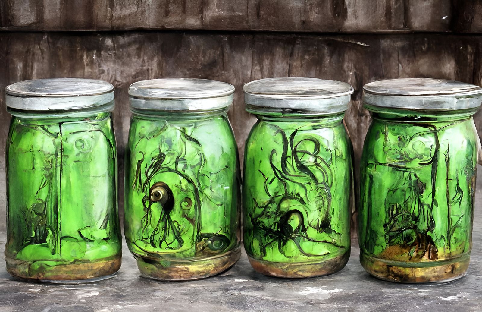 Colourful Lovecraftian eldritch horror monsters, Azathoth, Kassogtha ...