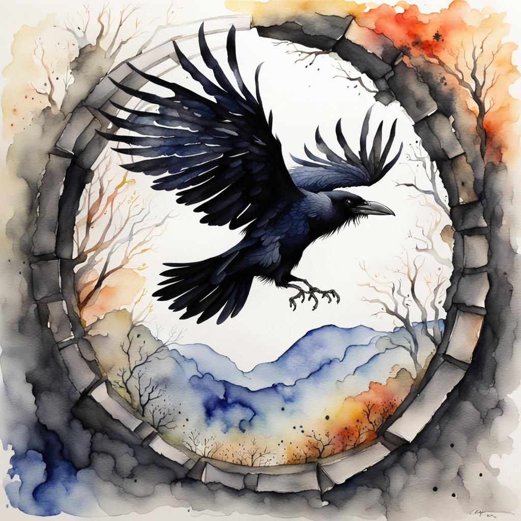 Raven - AI Generated Artwork - NightCafe Creator