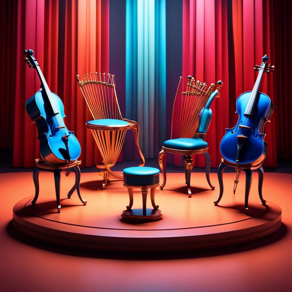 Lets play musical chairs - AI Generated Artwork - NightCafe Creator