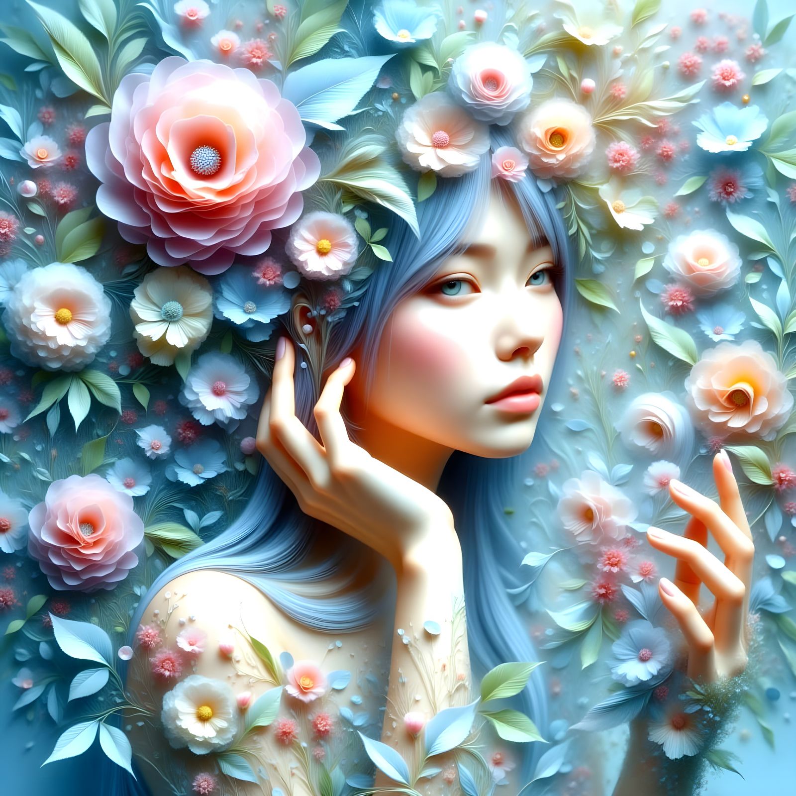 Ethereal Beauty: Iridescent Ceramics and Transluce... - AI Art