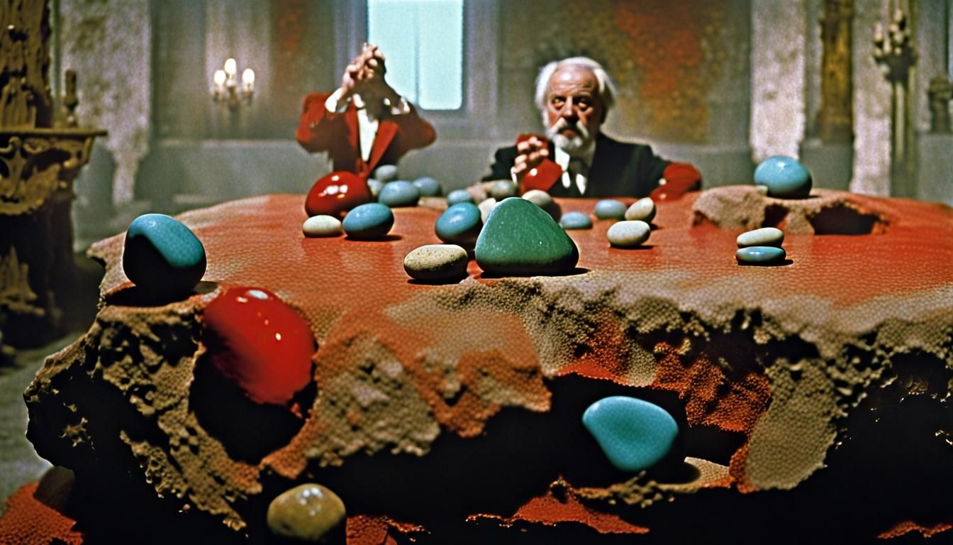 Eating Stones, II - AI Generated Artwork - NightCafe Creator