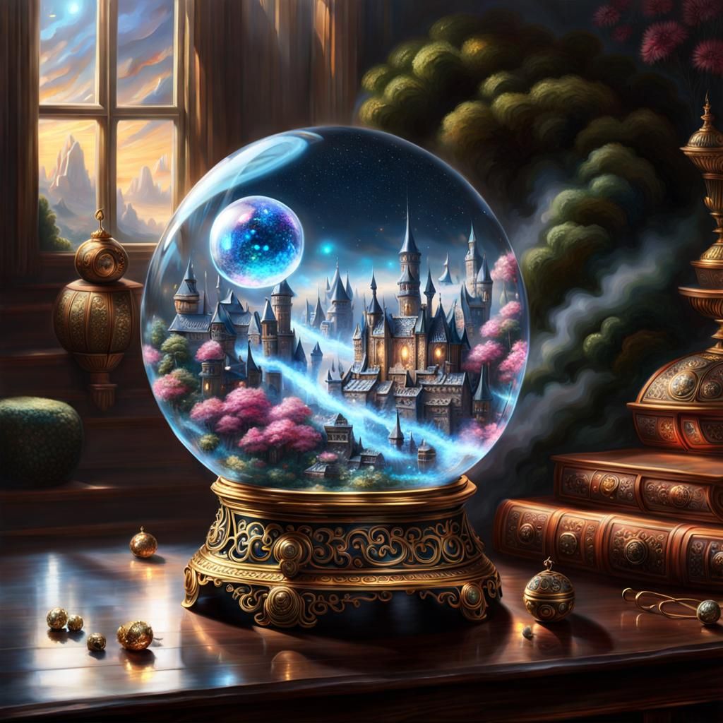 Magical Sphere - AI Generated Artwork - NightCafe Creator