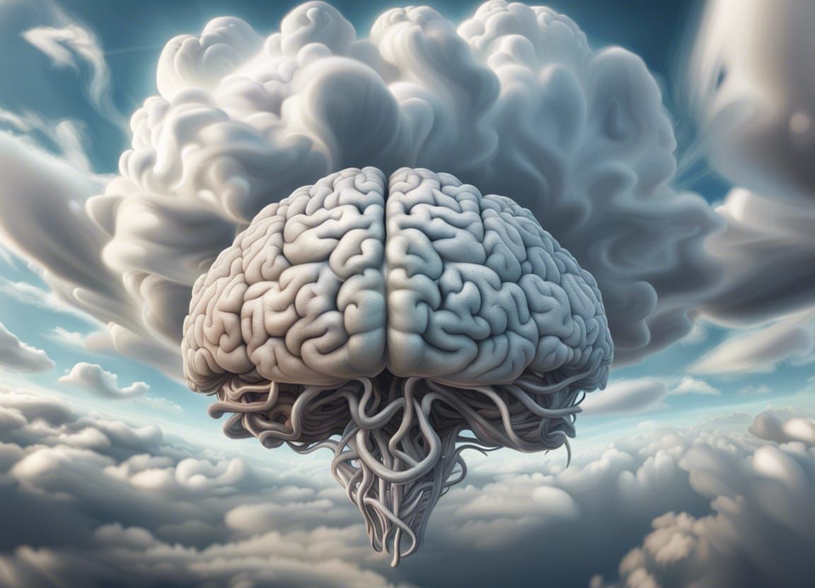 Cloud Structure, A Cloud in the sky that Looks like a Brain, brain ...