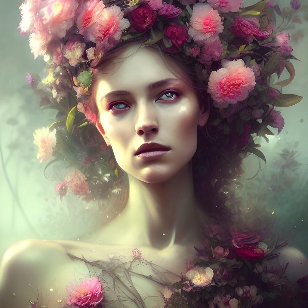 Midsummer Queen - AI Generated Artwork - NightCafe Creator