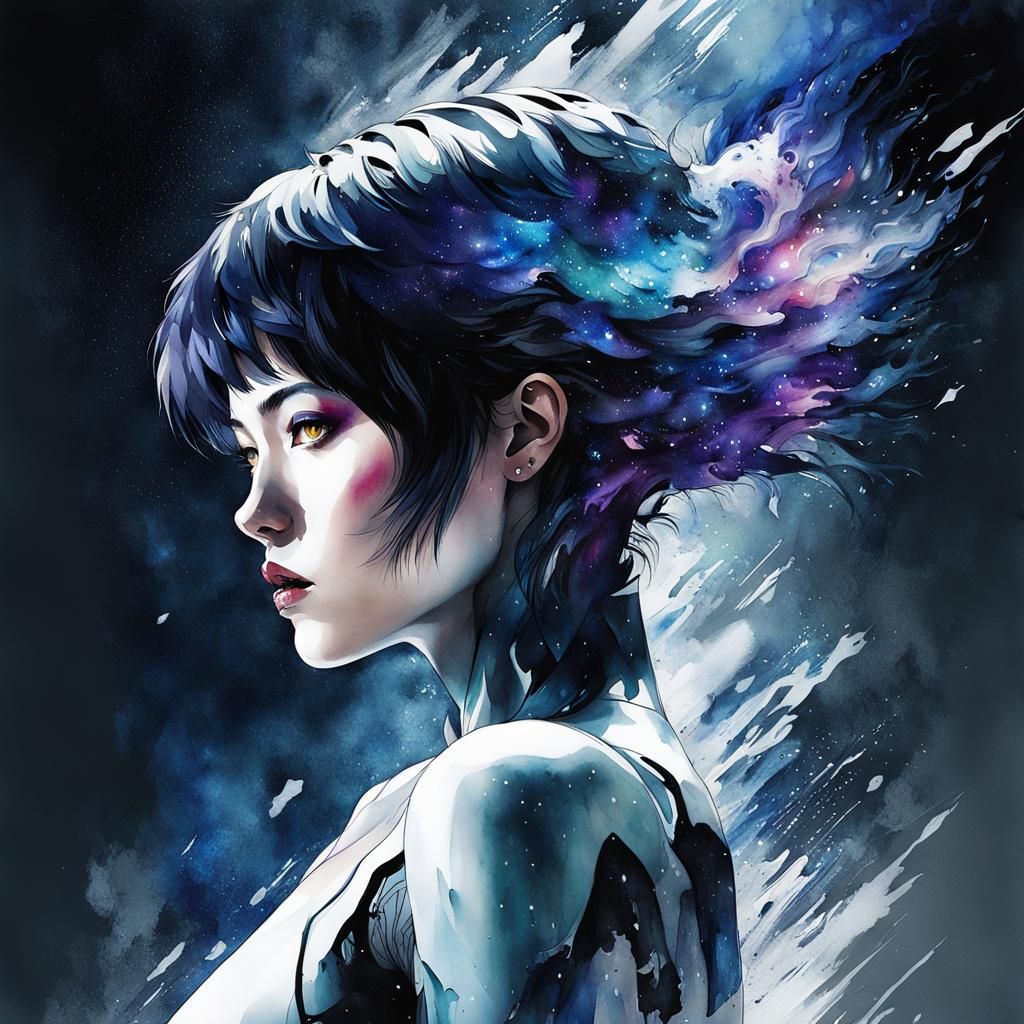 Ghost in the Shell - AI Generated Artwork - NightCafe Creator