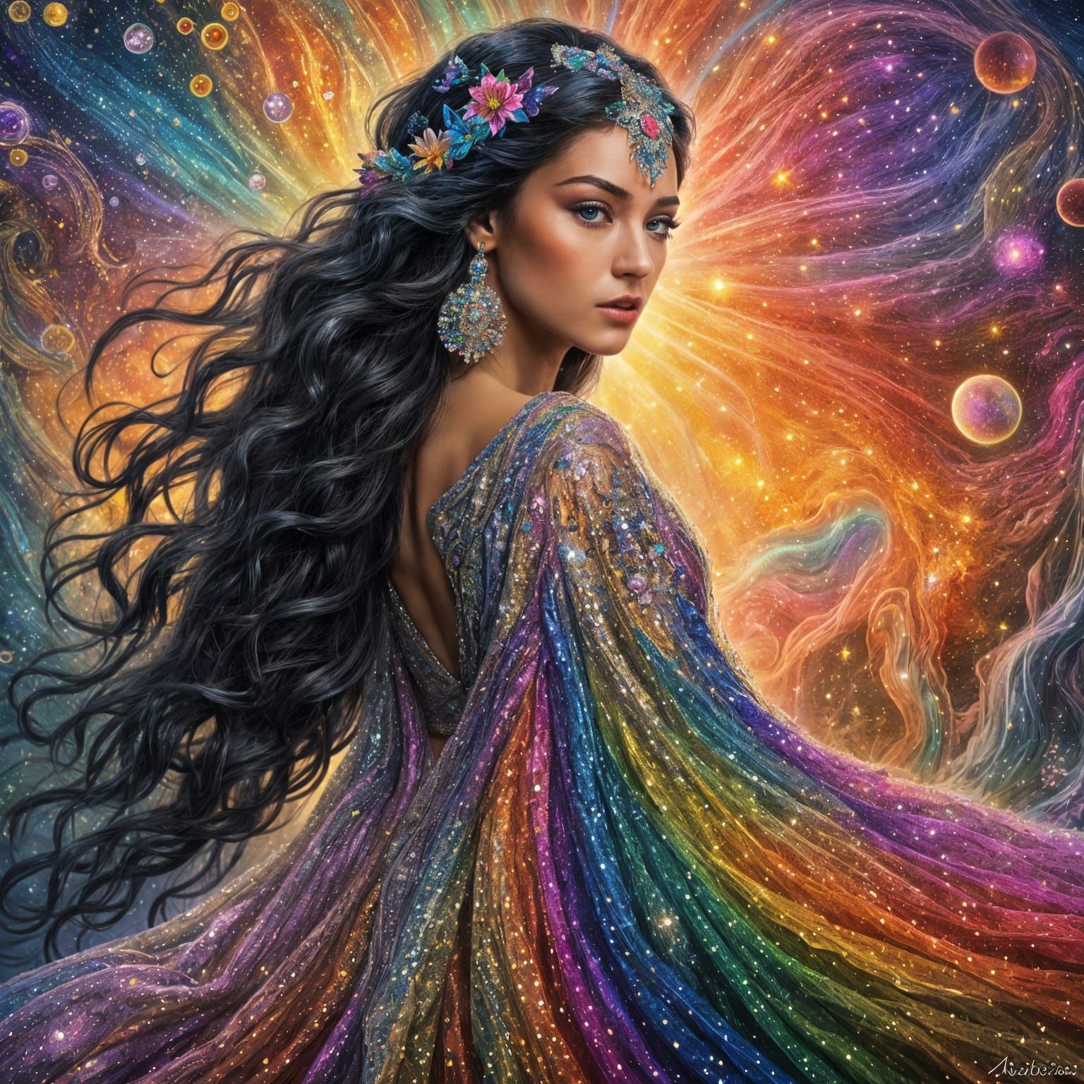 In Her Sequined Robe - In Her Sequined Robe