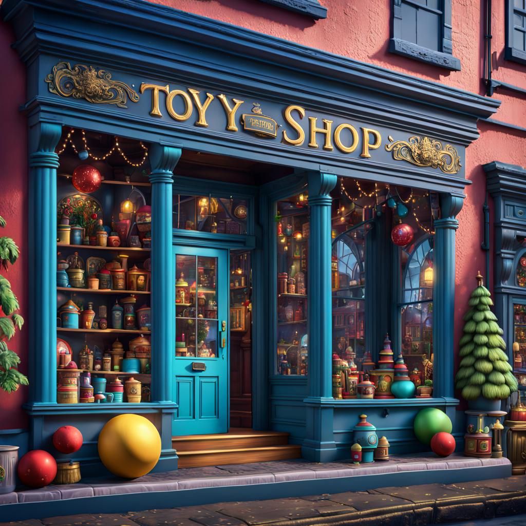 Toy Shop - AI Generated Artwork - NightCafe Creator