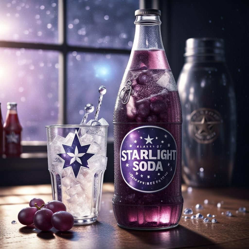 Starlight Sparkling Grape medium size - AI Generated Artwork ...