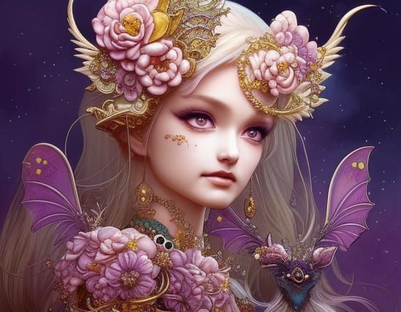 Bat Princess - AI Generated Artwork - NightCafe Creator