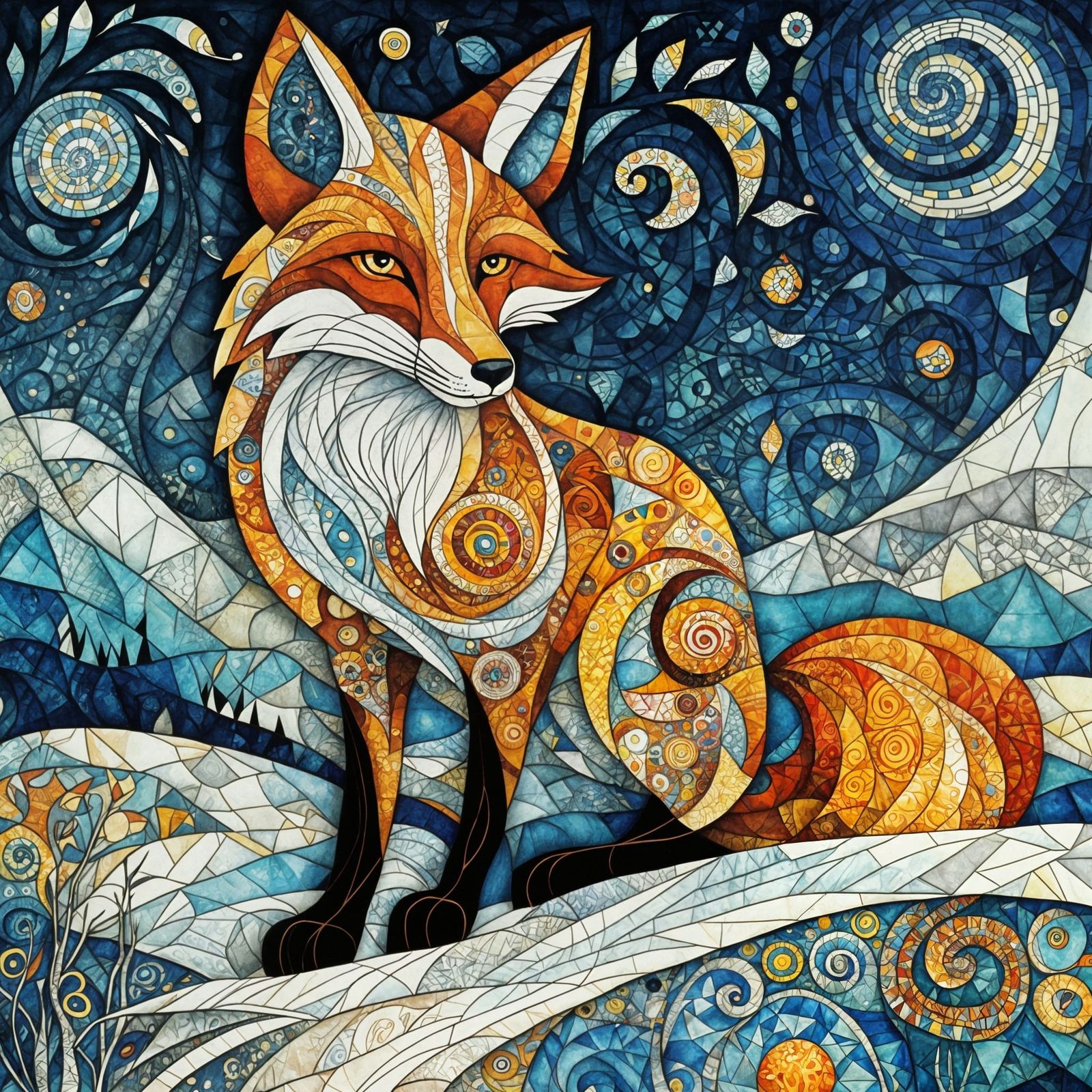 Abstract Fox - Abstract Fox