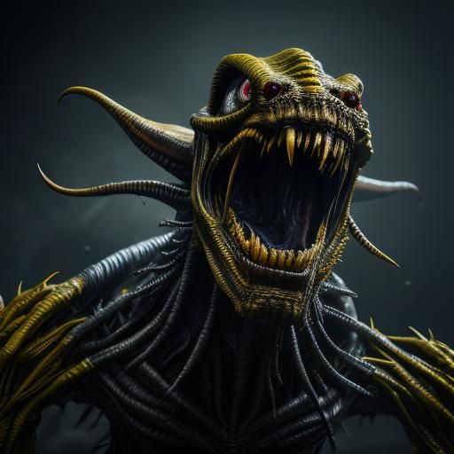 "3d ,photo realistic, FULL SHOT, WIDE SHOT,FULL BODY,AN ugly VAMPIRE ...