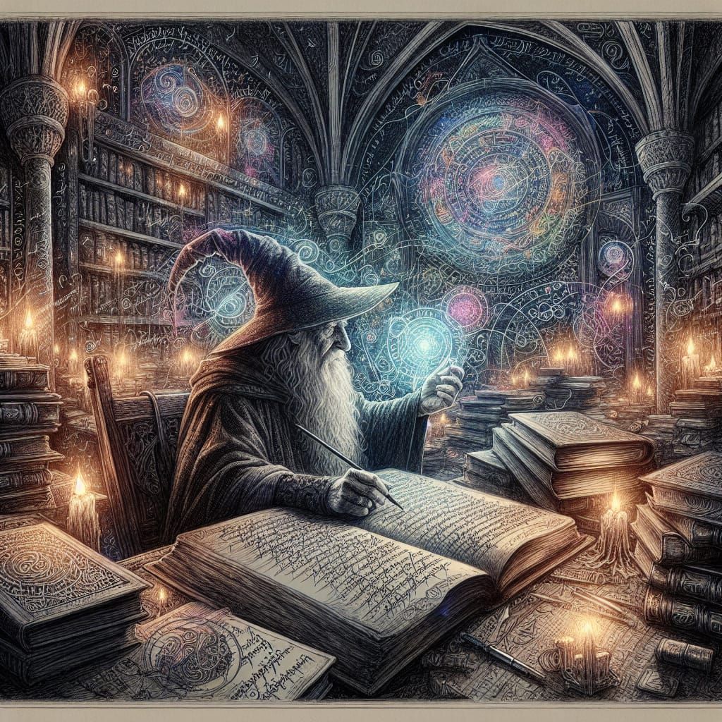 Copying Spells - AI Generated Artwork - NightCafe Creator