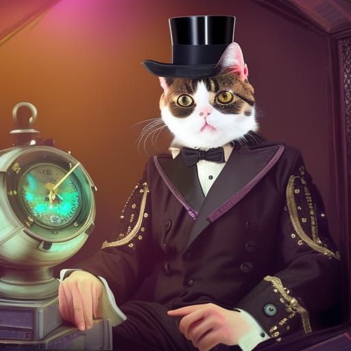 Cat Man - AI Generated Artwork - NightCafe Creator