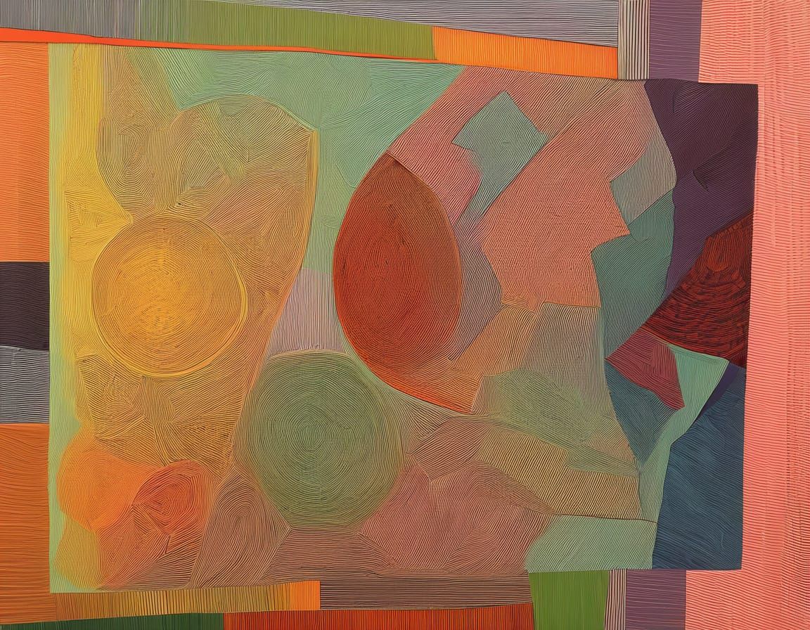 Abstract Expressionist Portrait of the Human Psych... - AI Art