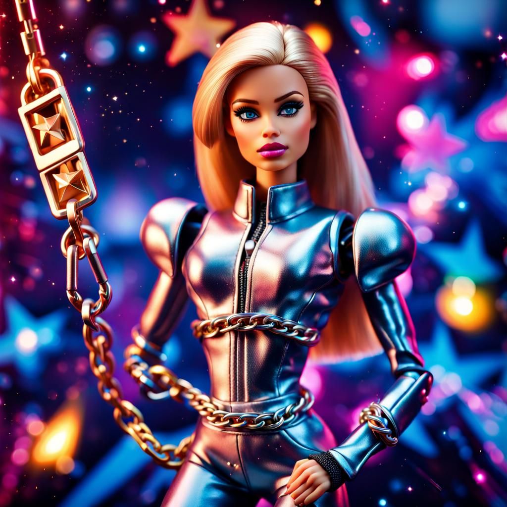Barbie in Chains - AI Generated Artwork - NightCafe Creator