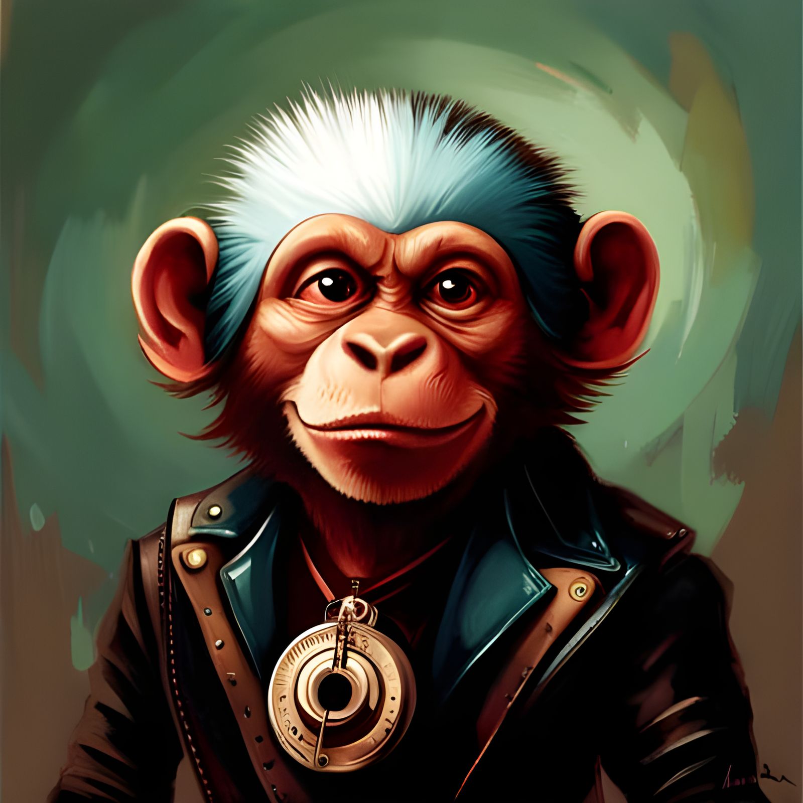 Funky Punky Monkey - AI Generated Artwork - NightCafe Creator
