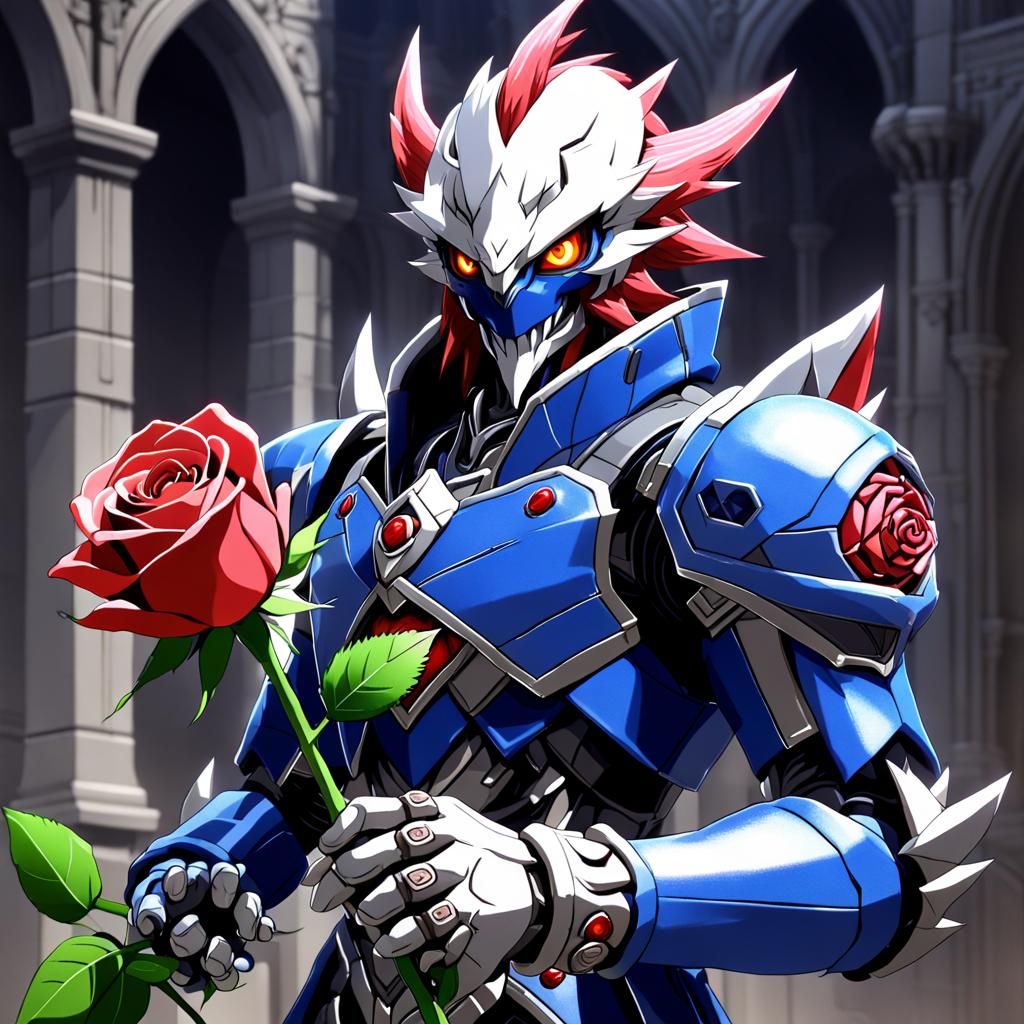 This Digimon Wants To Give You A Rose - AI Generated Artwork ...