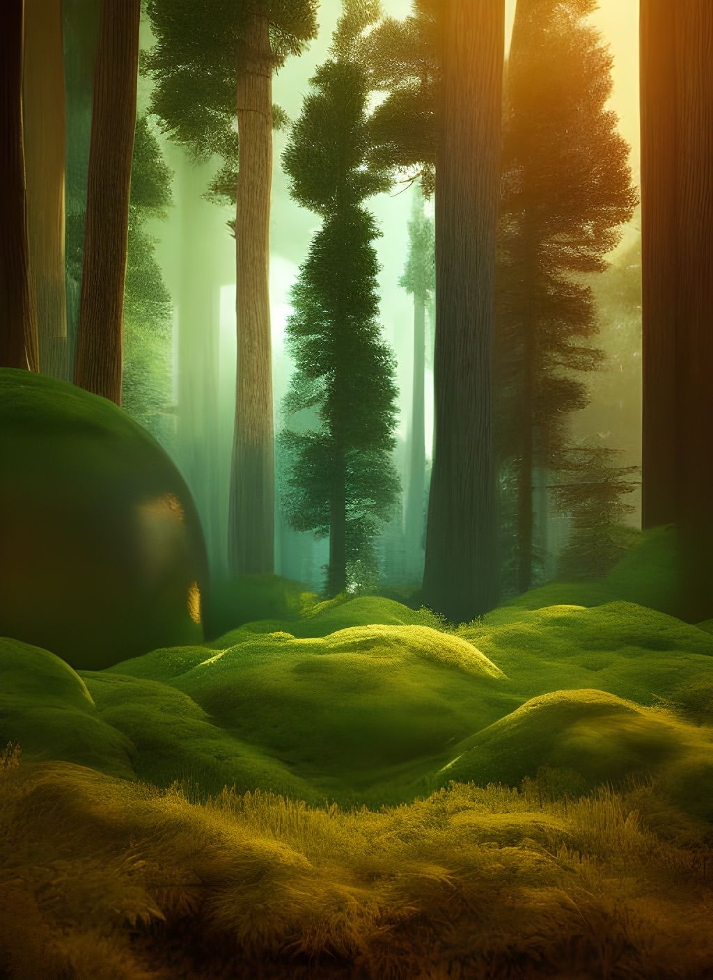 Microbiology forest - AI Generated Artwork - NightCafe Creator