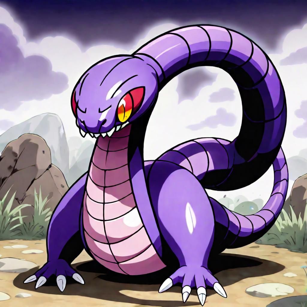 Arbok, Pokemon, poison type, rock type, dual type, fantastical ...