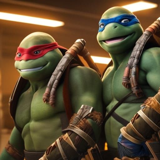 Teenage mutant ninja turtles - AI Generated Artwork - NightCafe Creator