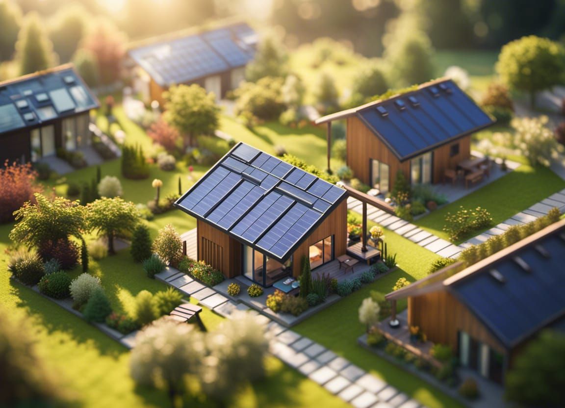 Solarpunk homes - AI Generated Artwork - NightCafe Creator