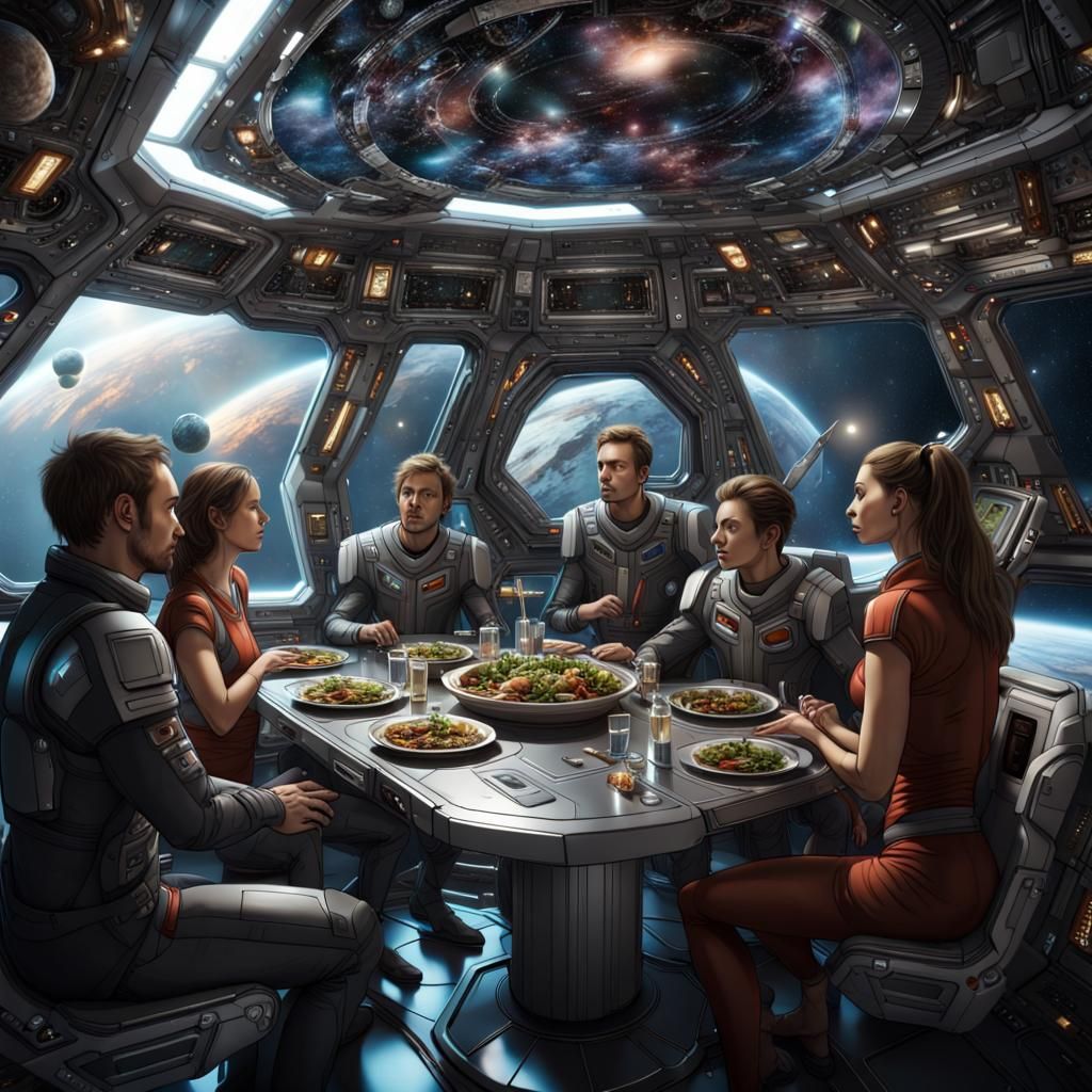 intergalactic spaceship - AI Generated Artwork - NightCafe Creator