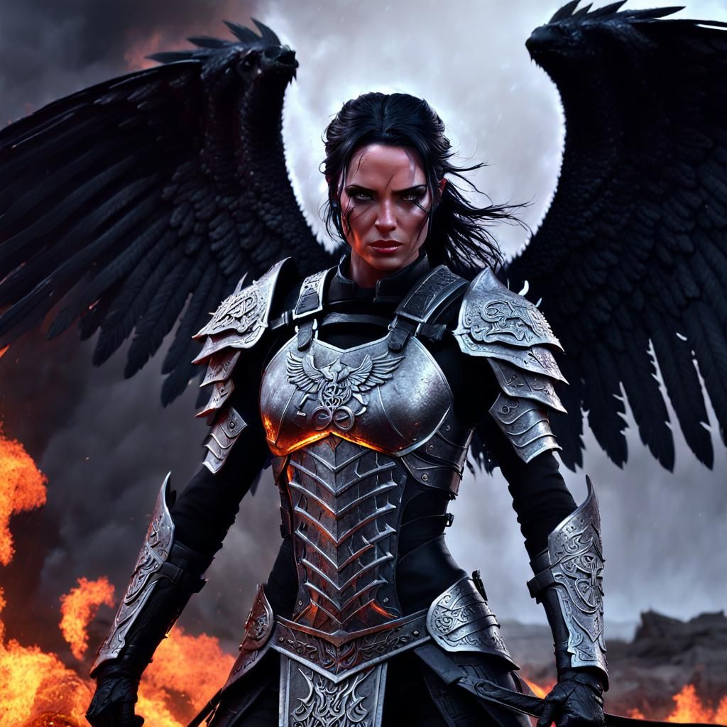 Fallen angel - AI Generated Artwork - NightCafe Creator