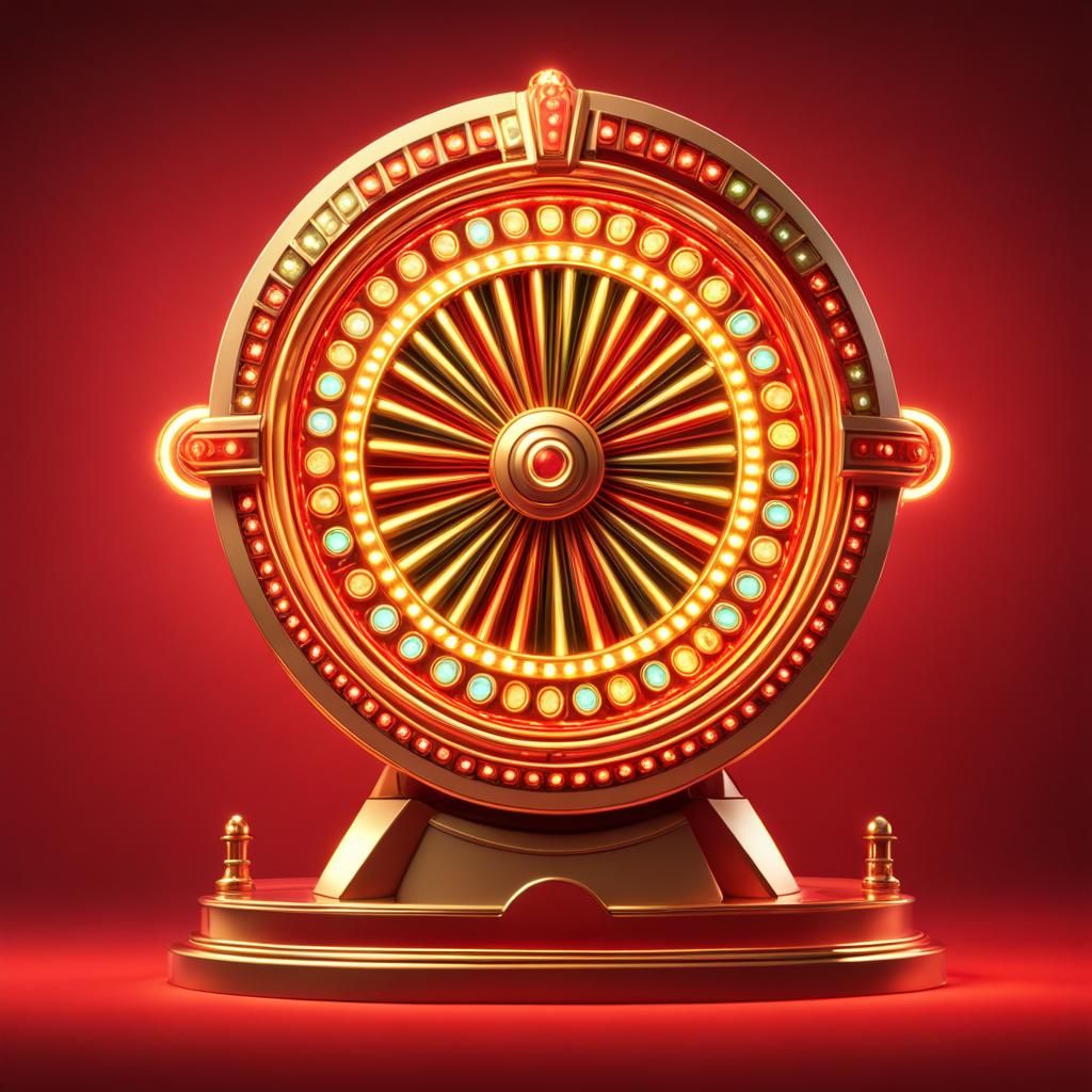 Bright fortune wheel spin mashine. - AI Generated Artwork - NightCafe ...