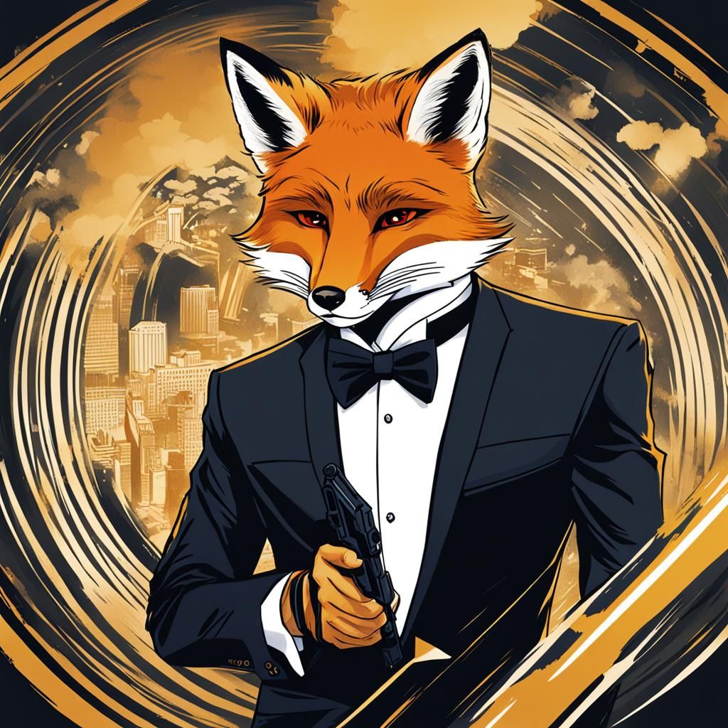 Agent fox - AI Generated Artwork - NightCafe Creator