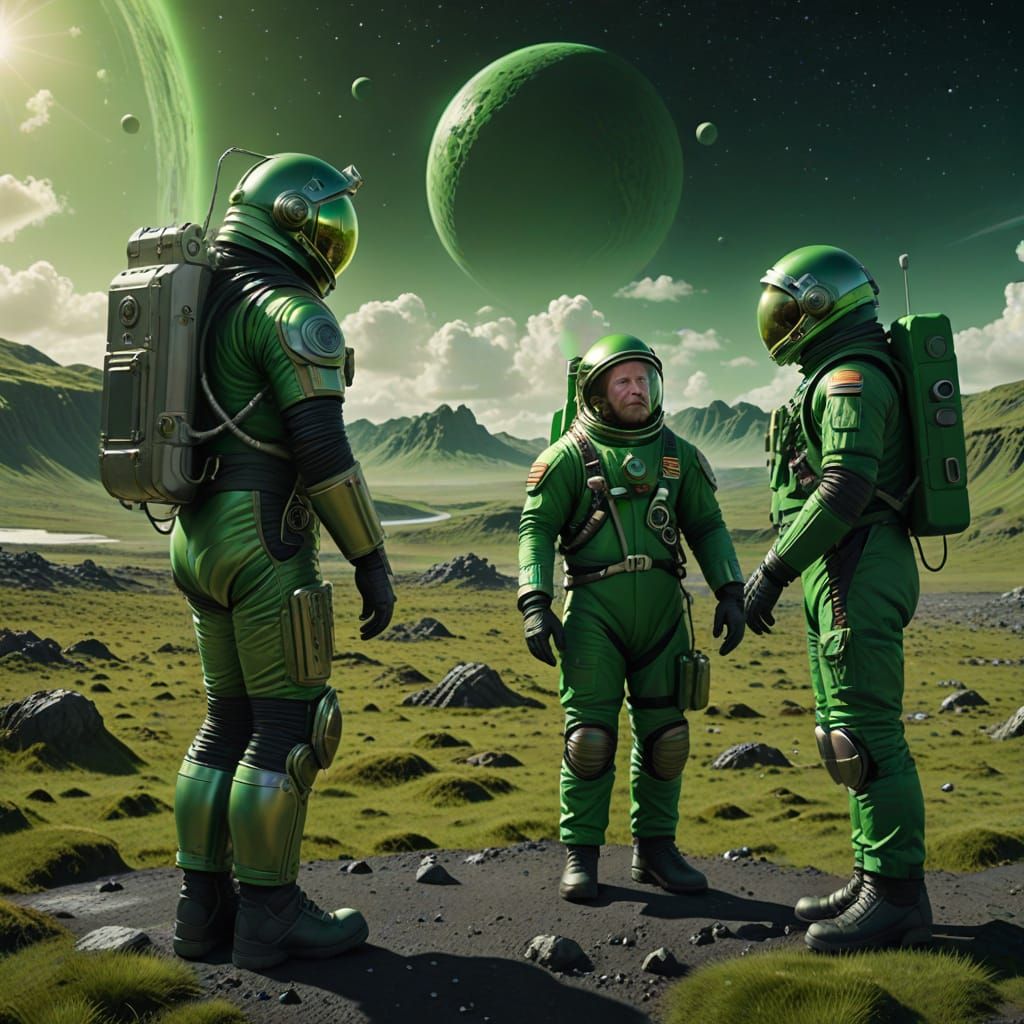 Irish Space Mission - Irish Space Explorer Meets Alien Lepre...